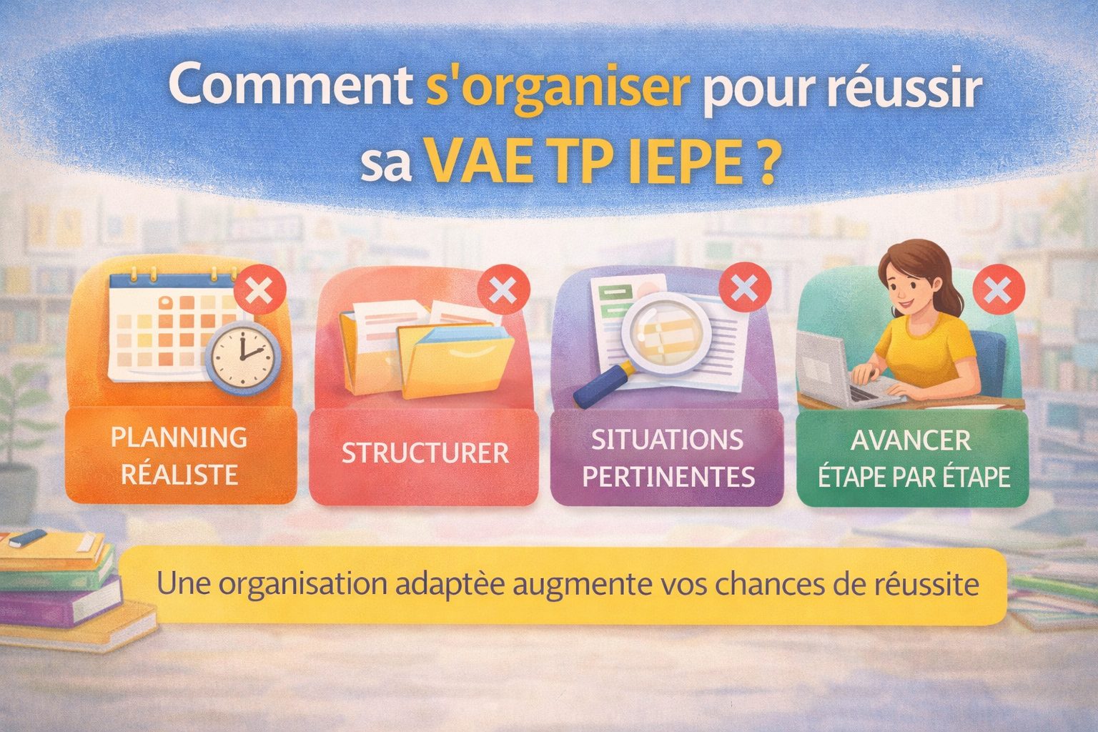 Organisation VAE TP IEPE : méthode et planning pour réussir